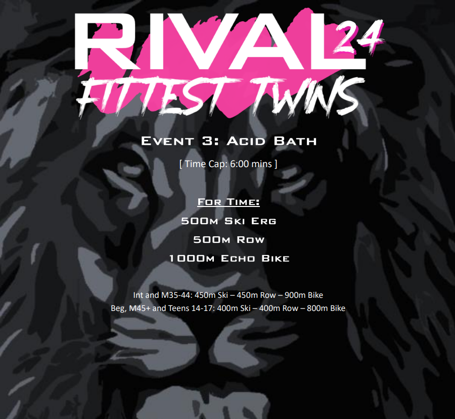 RIVAL Fittest Twins 2024 Workouts | Powered by Competition Corner ...